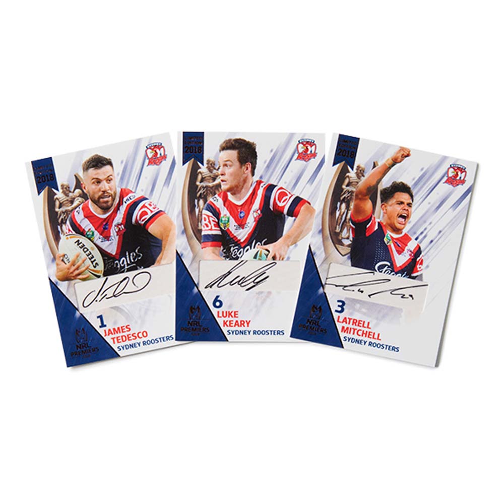 2018 NRL Premiership Set Signed | TLA Trading Cards